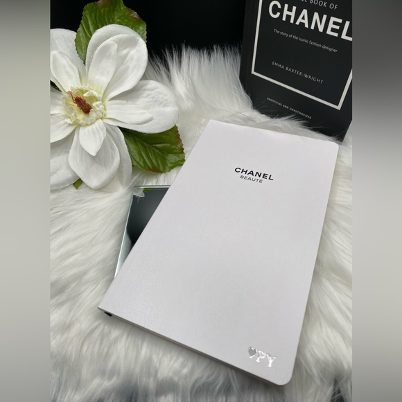 Accessories | White Chanel Beauty Collectable Notebook Embossed | Poshmark